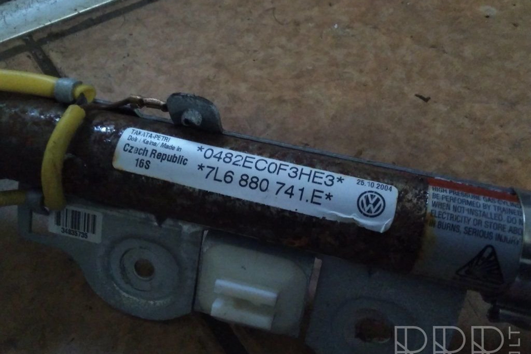 VW TOUAREG (7LA, 7L6, 7L7) Kairės pusės stogo oro pagalvė (SRS ...